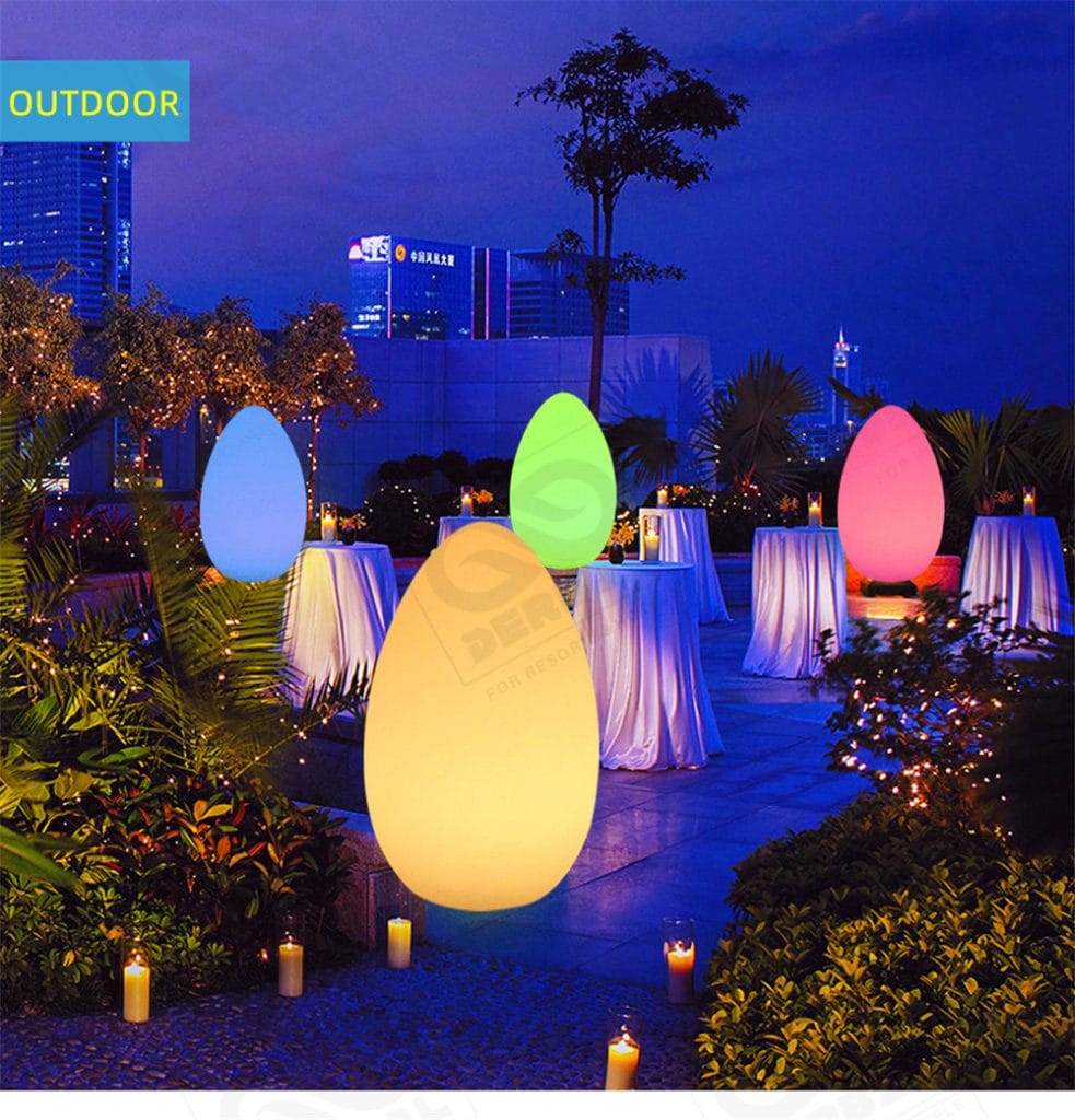 LED Table Lamp Egg Shape Dining Lamp - DERBAL