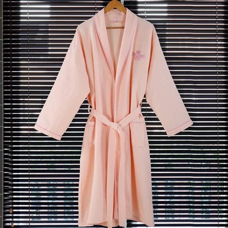 Hotel Bathroom Waffle Weave Bathrobe - DERBAL