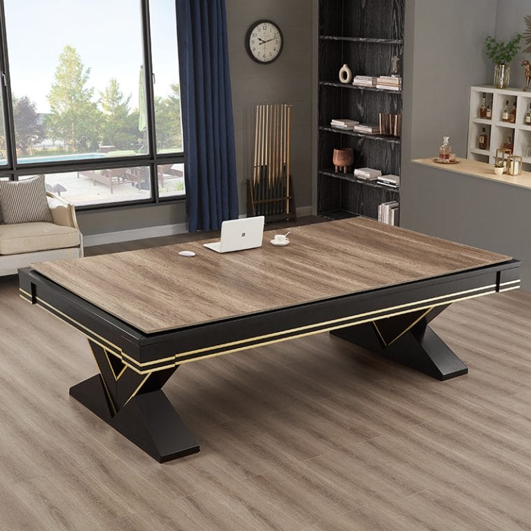 Villa Billiards Table Multi functional Solid Wood Pool Table - DERBAL