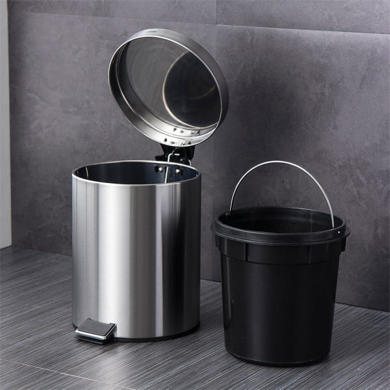 Hotel SS Bathroom Garbage Dustbins Restroom Trash Cans - DERBAL