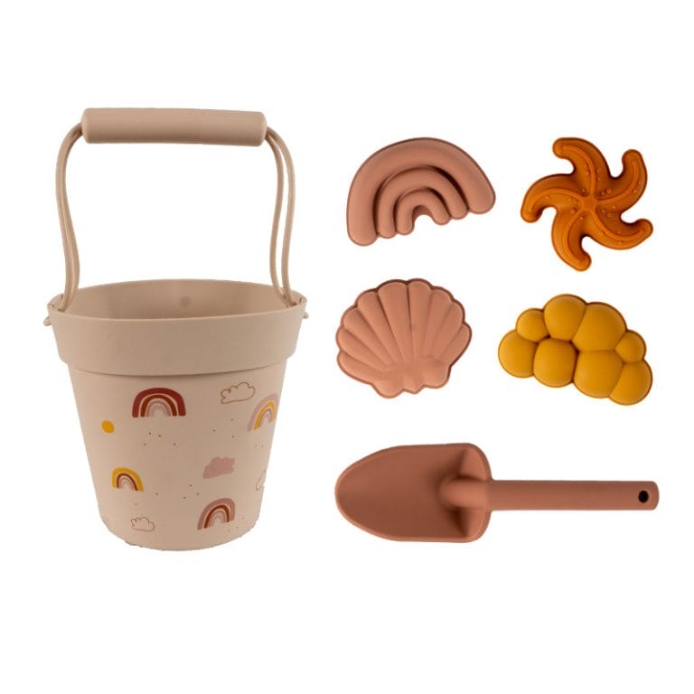 Silicone Beach Toys Beach Set Bucket - DERBAL