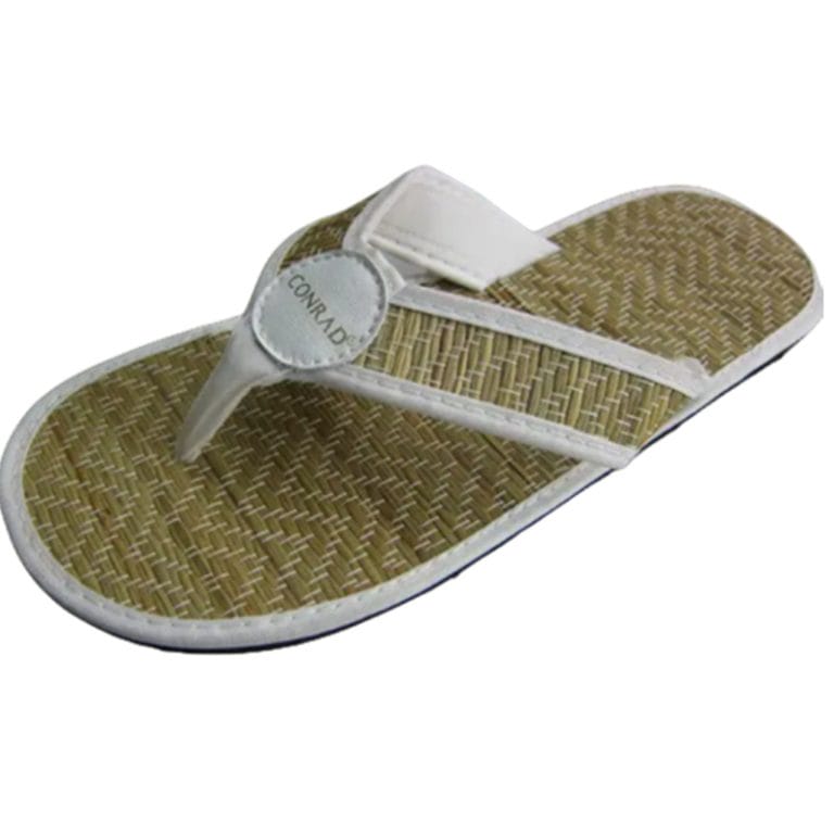 Hotel Flip Flop Summer Beach Straw Sandals - DERBAL
