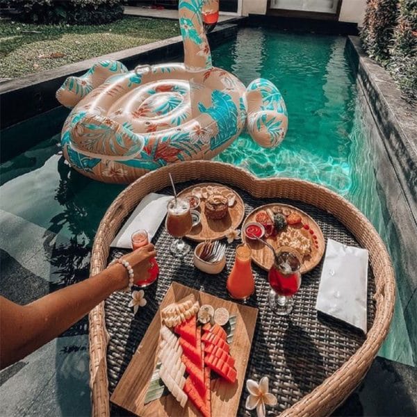 Pool Side Tray Hotel Floating Trays - DERBAL