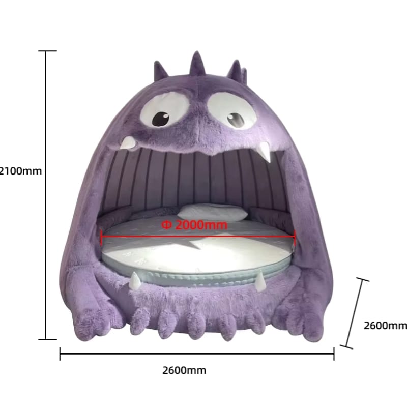 Modern Children's Monster Bed King-Size Beds - DERBAL