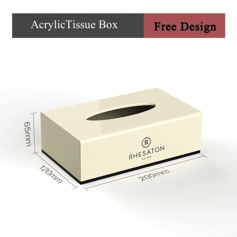 Luxury Acrylic Hotel Amenity Box & Holder - DERBAL