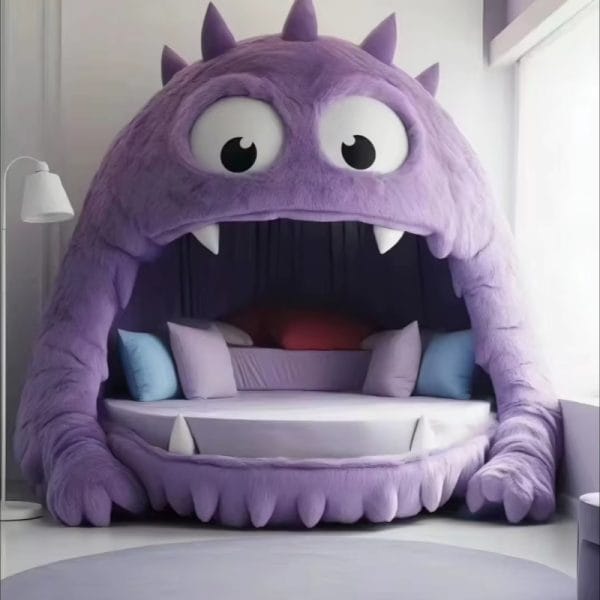 Modern Children's Monster Bed King-Size Beds - DERBAL